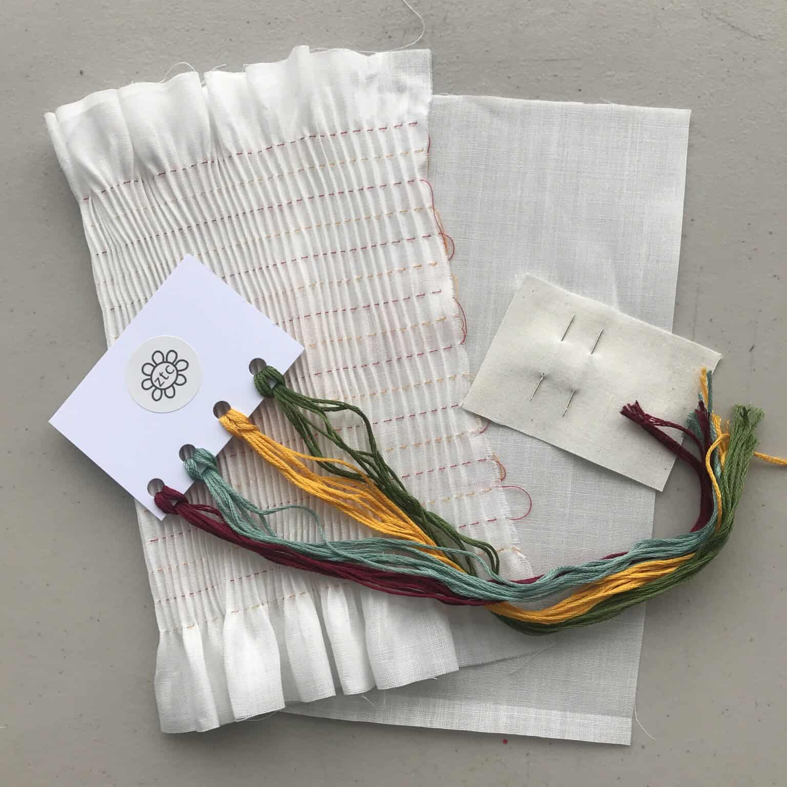 Smocking sampler kit : Zenzie Tinker